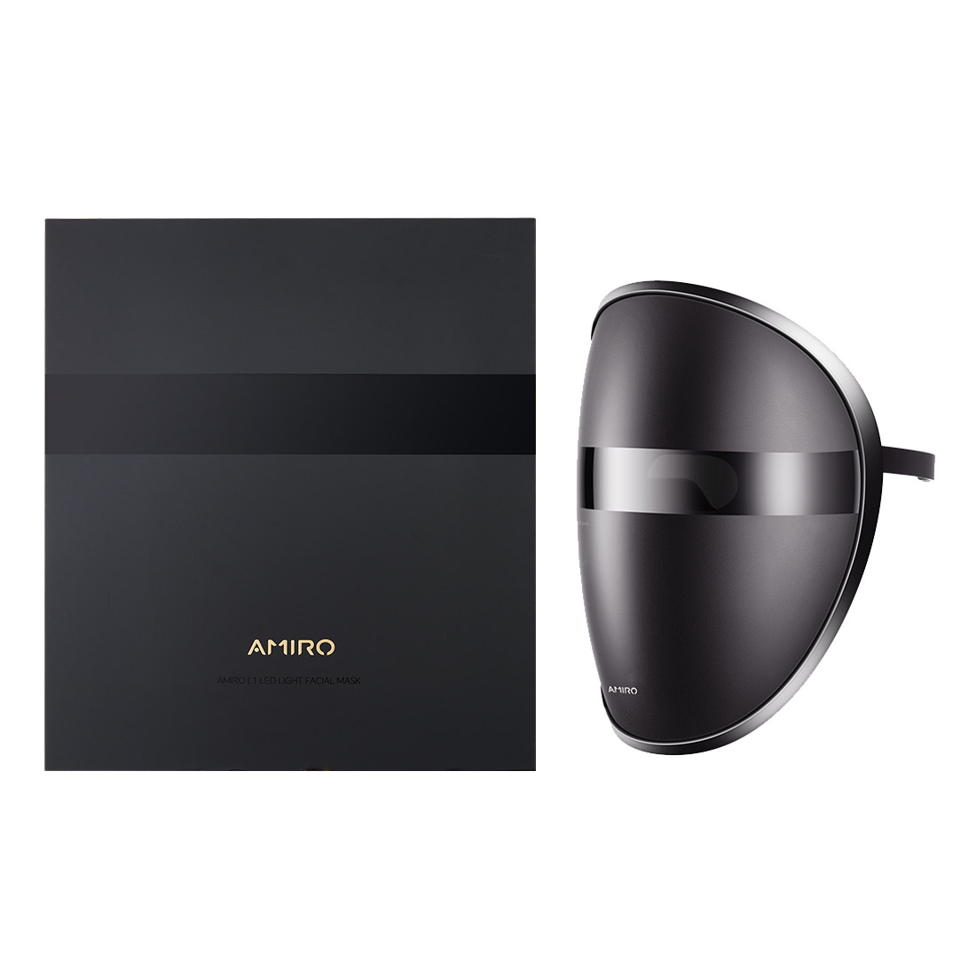 AMIRO L1 LED Light Therapy Facial Mask - Black | Mobileciti