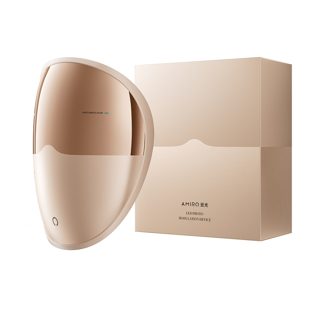 AMIRO Spectra 5-In-1 LED Light Therapy Facial Mask - Gold | Mobileciti