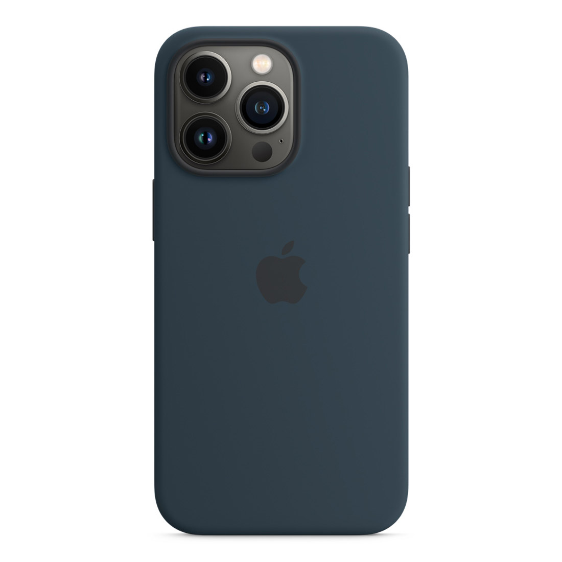 Apple iPhone 13 Pro Max Silicone Case with MagSafe - Abyss Blue ...