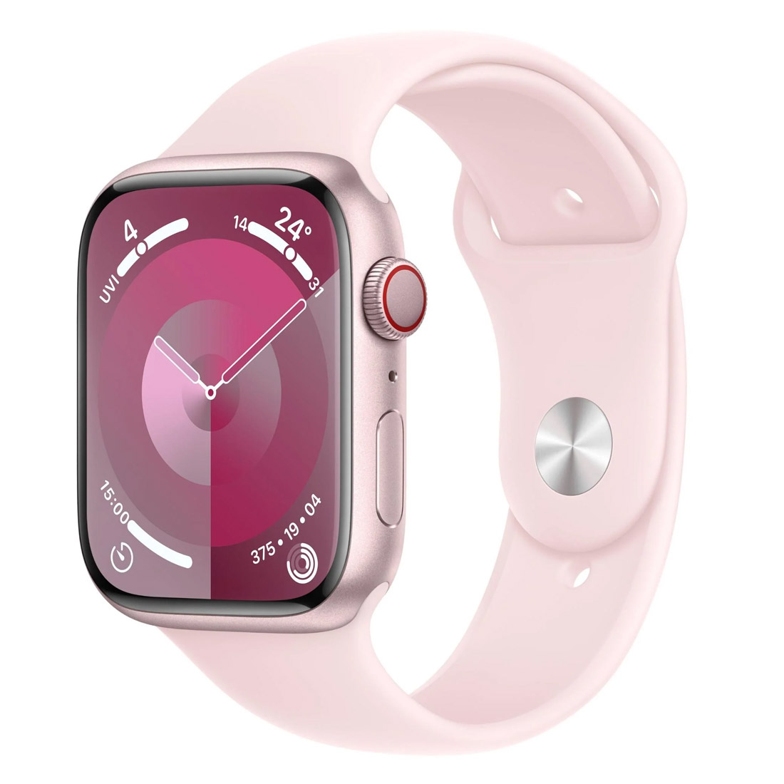 Apple Watch Series 9 GPS 41mm Pink Aluminium Case w/ Light Pink Sport ...