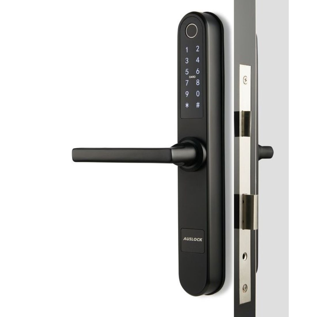 Auslock Slim Series S31B Ultra Slim (38mm) Smart Door Lock - Black ...
