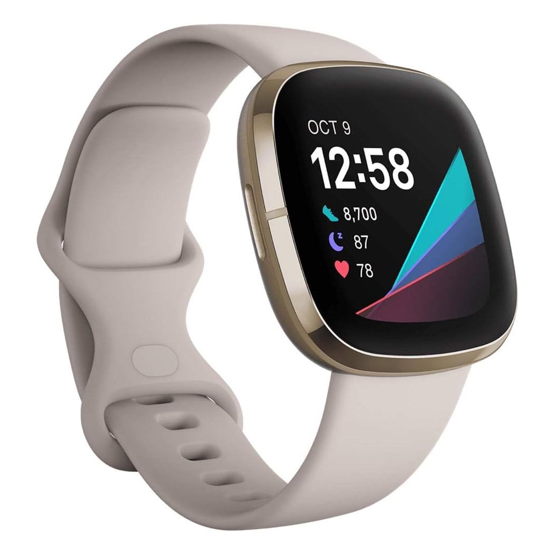Fitbit Sense Advanced Health Smartwatch - Soft Gold Stainless Steel ...