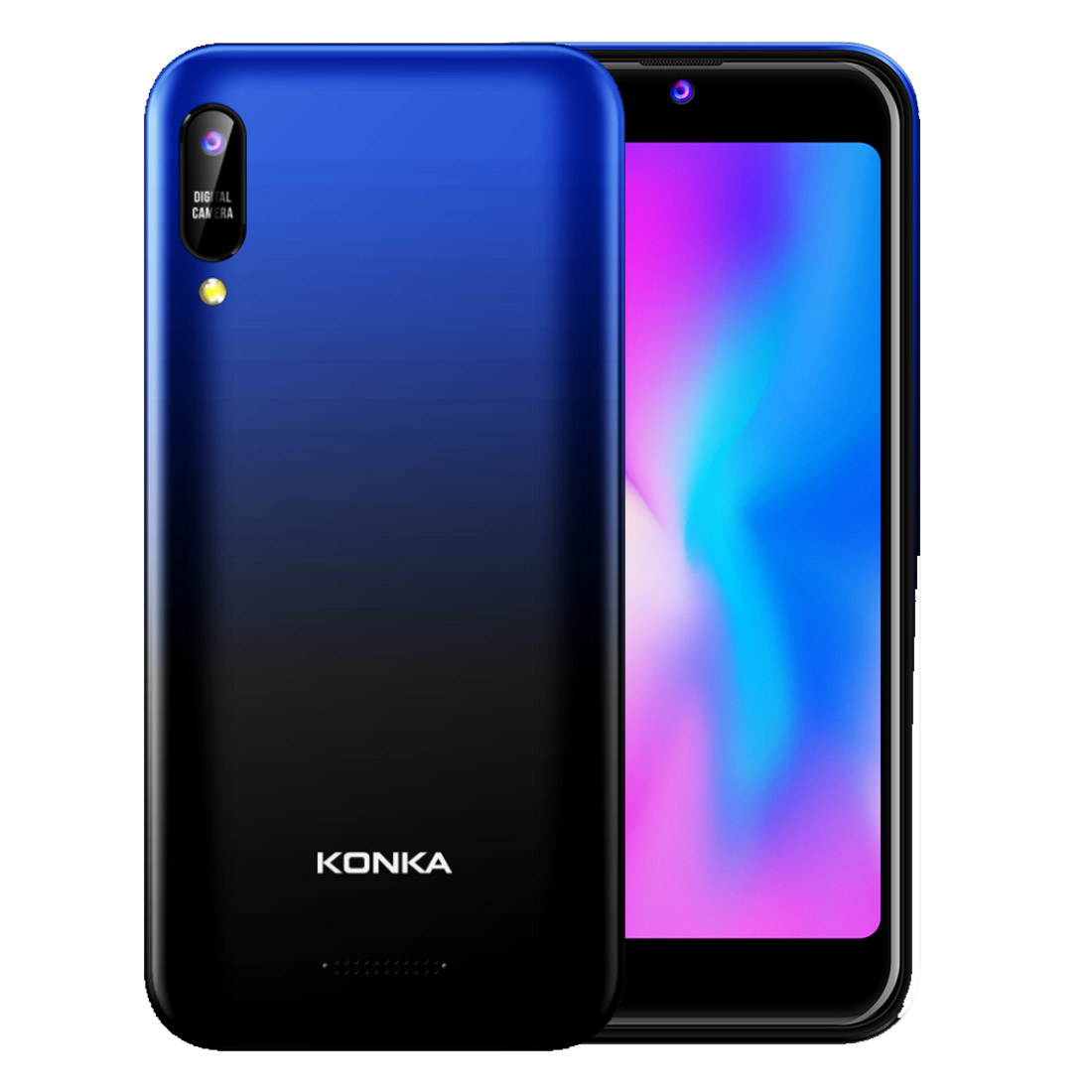 Konka SP10 (Dual SIM 4G/4G, 4.95'', 16GB/1GB) - Black/Blue | Mobileciti