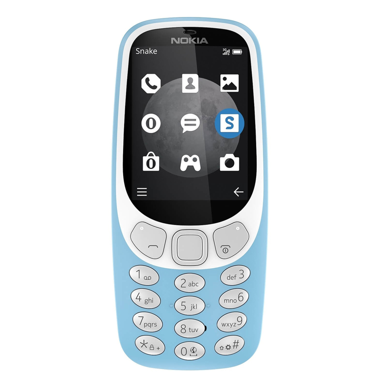 Nokia 3310 (2017, 3G 900/2100, Keypad) - Azure Blue | Mobileciti