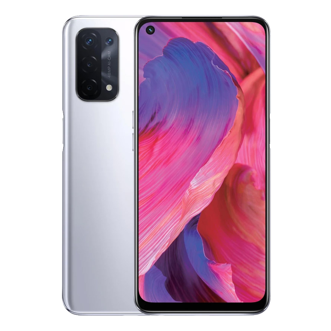 OPPO A74 5G (6GB/128GB) Silver [Reburbished] - Excellent | Mobileciti
