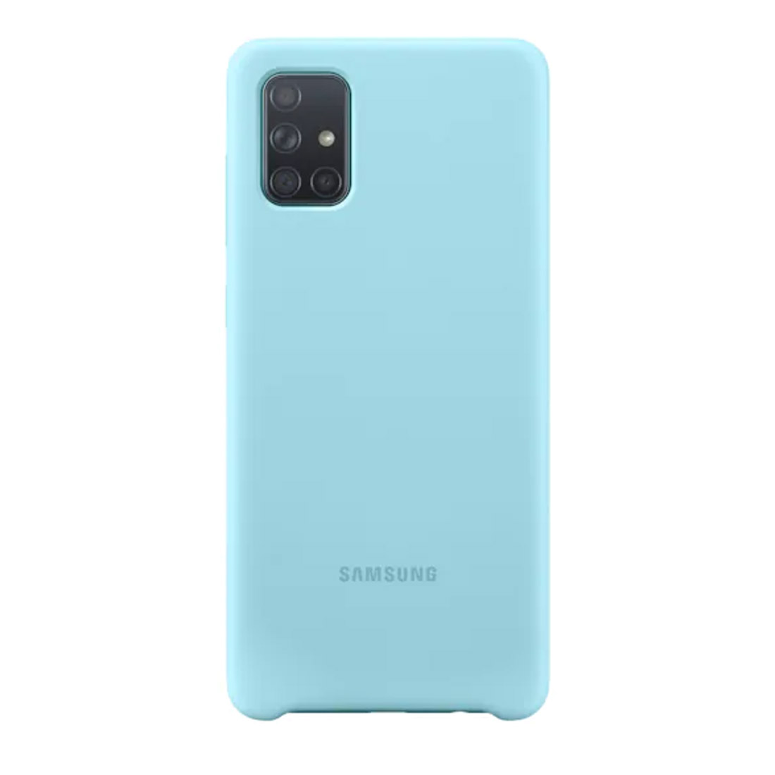 Samsung Galaxy A71 Silicone Cover - Blue | Mobileciti