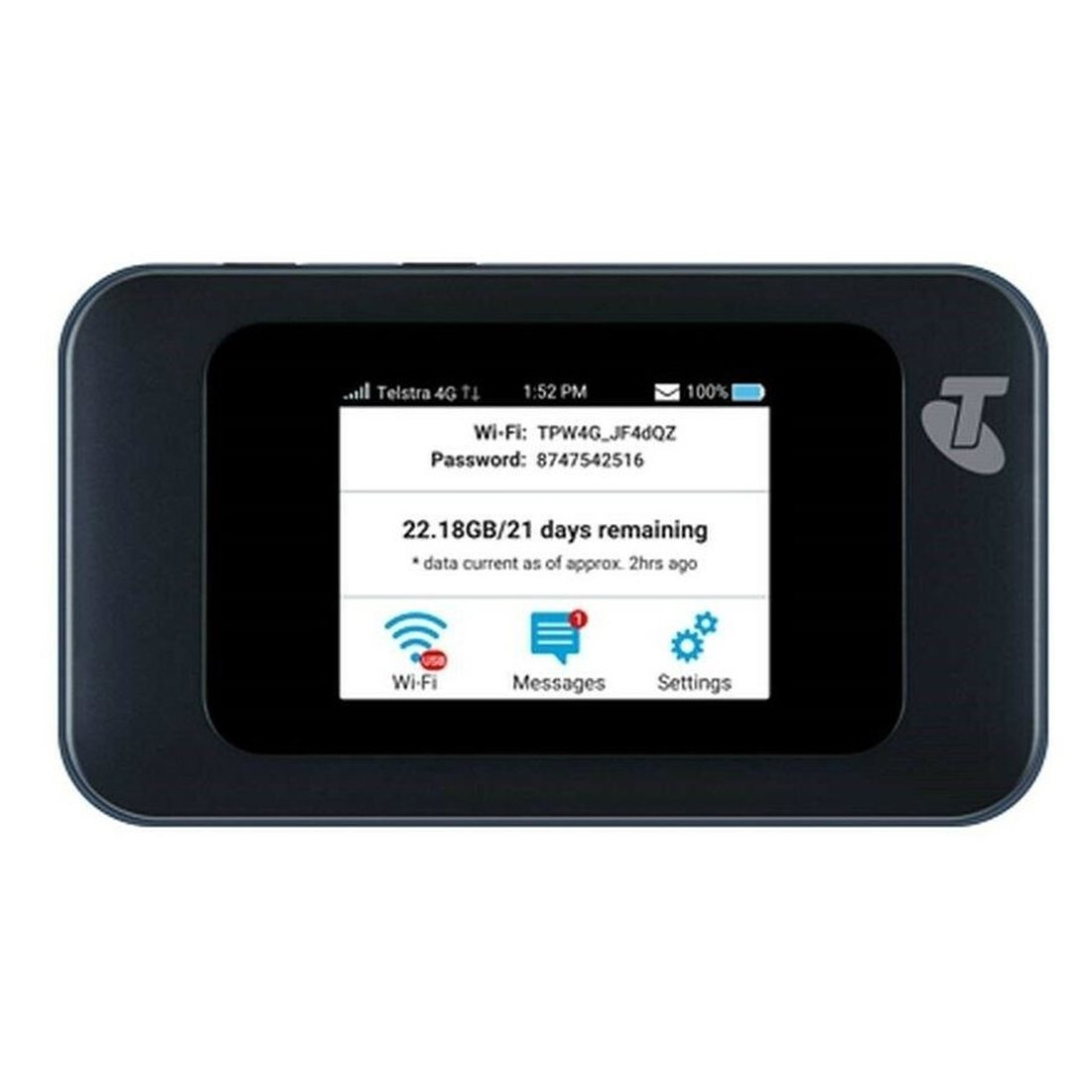 ZTE MF985T 4GX Hotspot Locked To Telstra Black [Refur] - Excellent ...