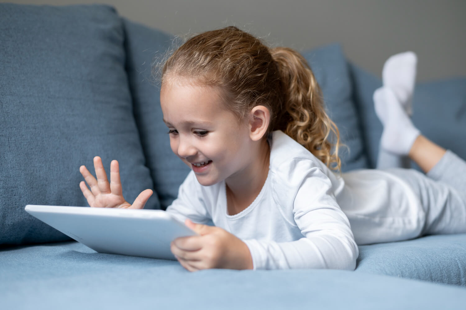 Kids Using Tablets