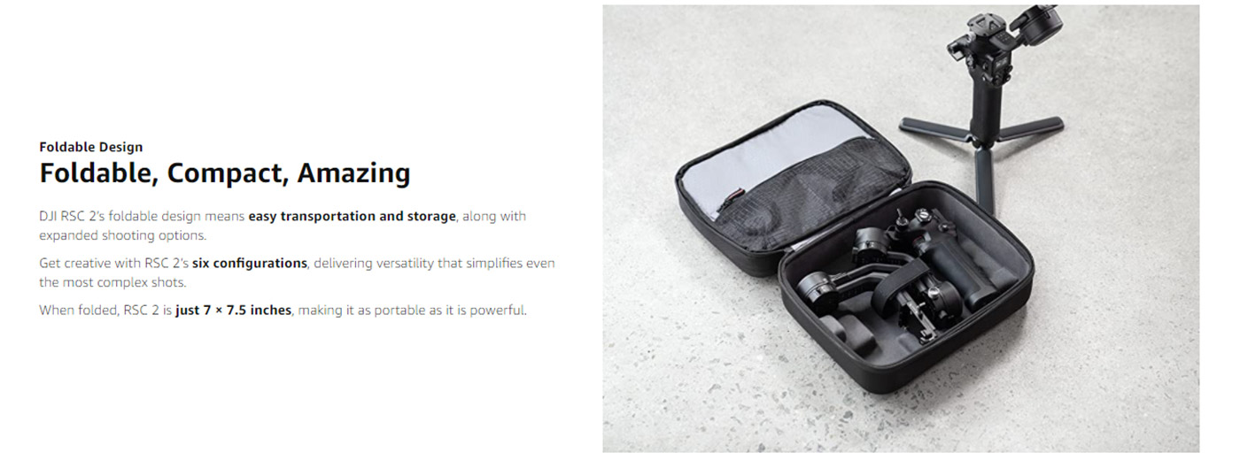 DJI Ronin RSC 2 Pro Combo Gimbal - Black | Mobileciti